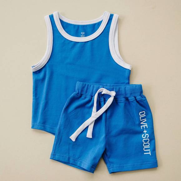 Olive + Scout | Other | New Olive Scout Kids Taylor Set In Blue | Poshmark